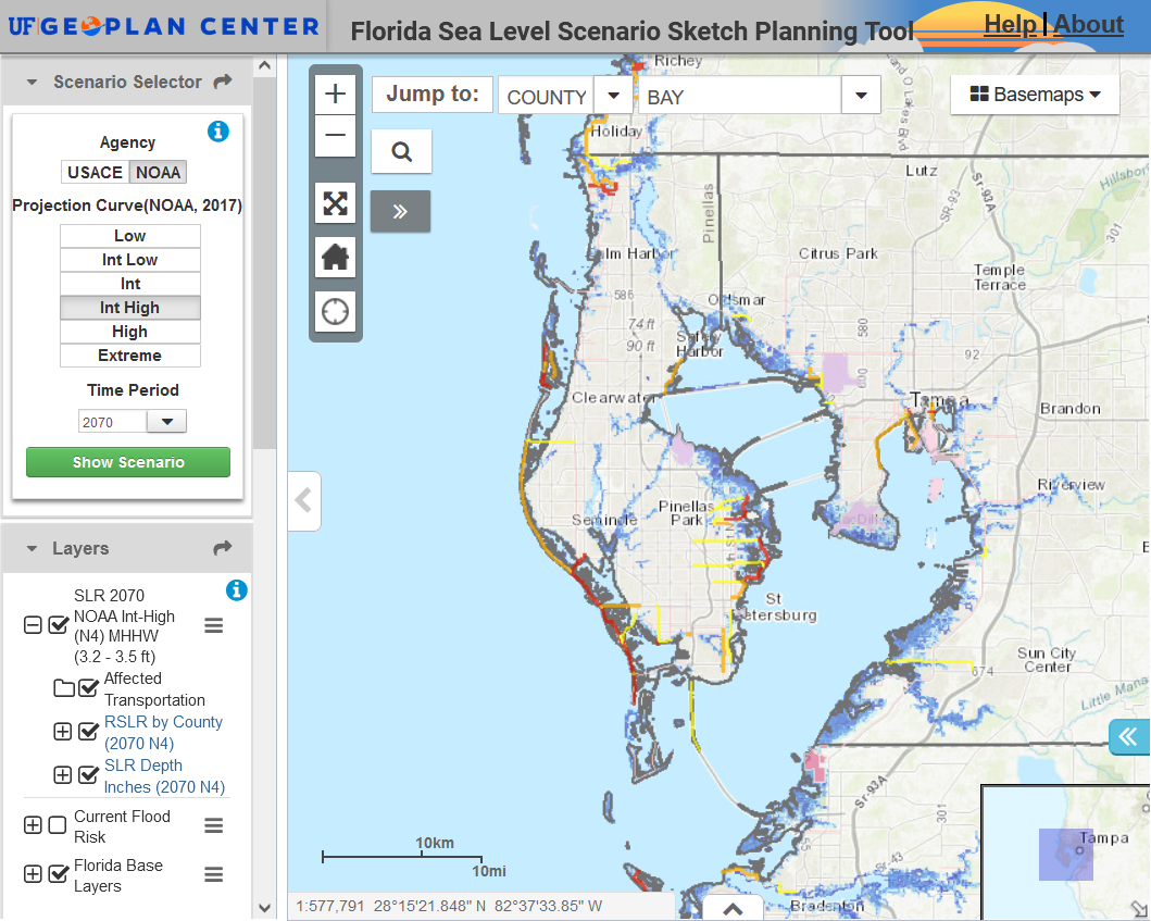 Sea Level Scenario Sketch Planning Tool – Just another GeoPlan Center ...
